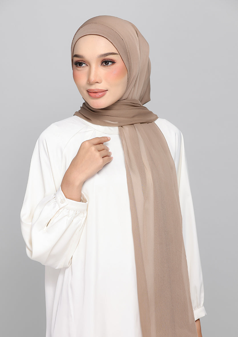 Ginger Snap crinkled Chiffon Instant bokitta Hijab – BOKITTA
