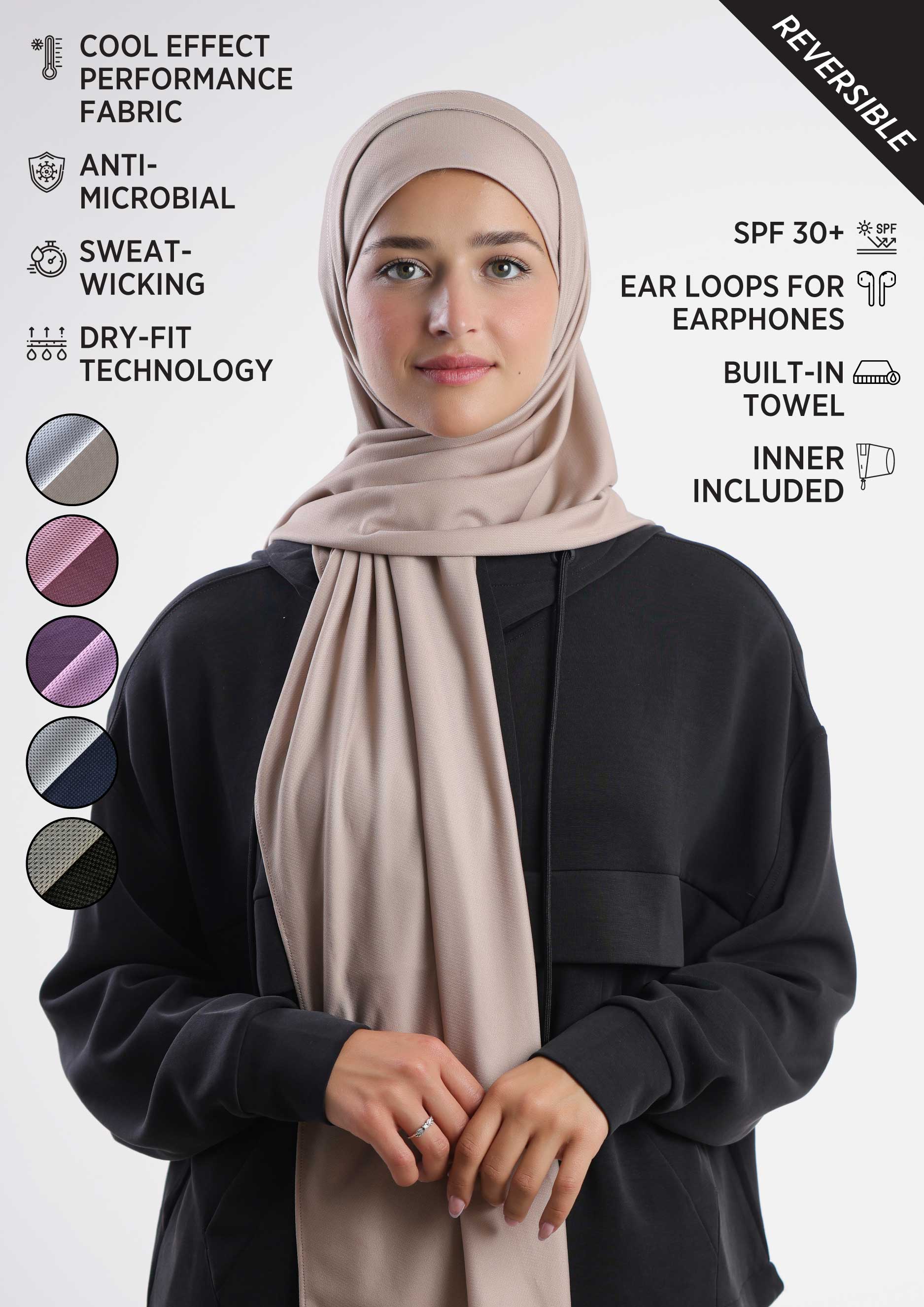 Revolutionize Your Sports Hijab with Bokitta's Reversible Designs – BOKITTA